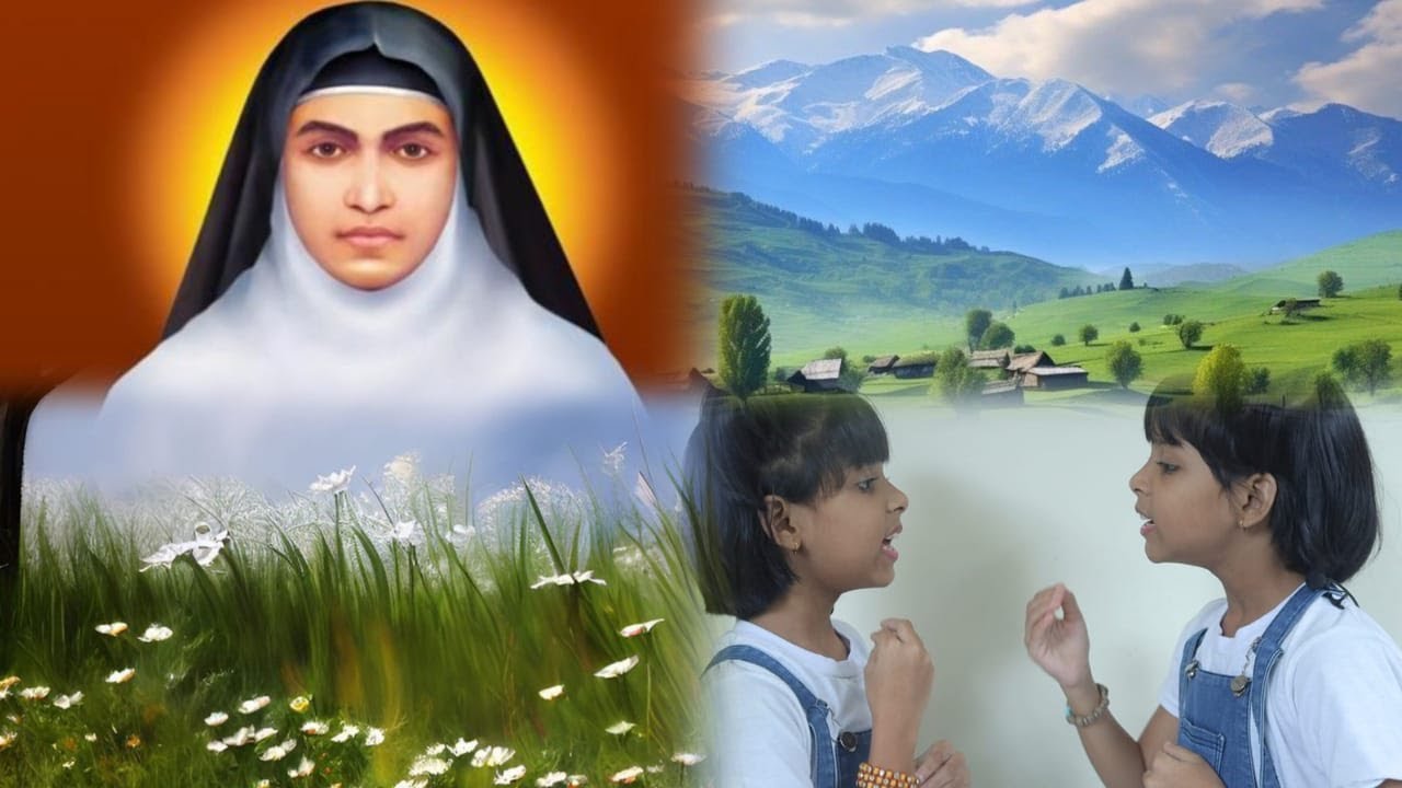 Anliya Rose & Anriya Maria Puliyanikkattu , ST. ALPHONSAMME... PRAY FOR ...