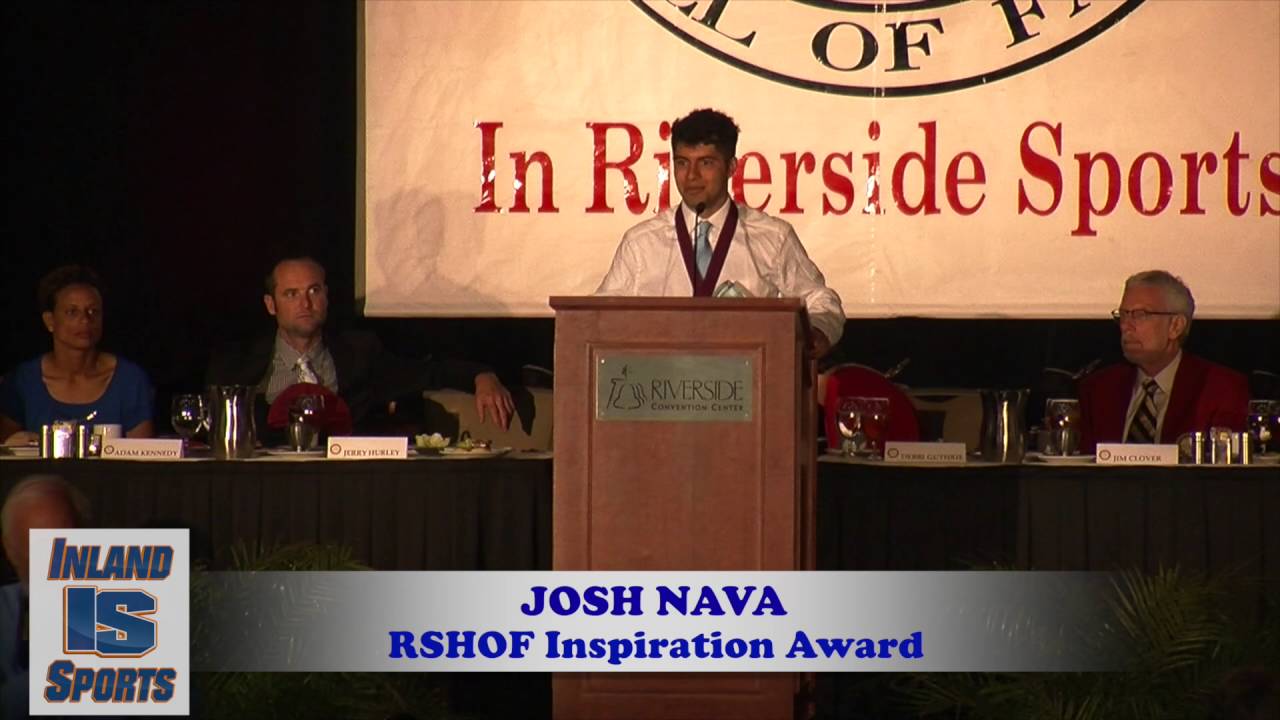 HALL OF FAME: Josh Nava Speech - YouTube