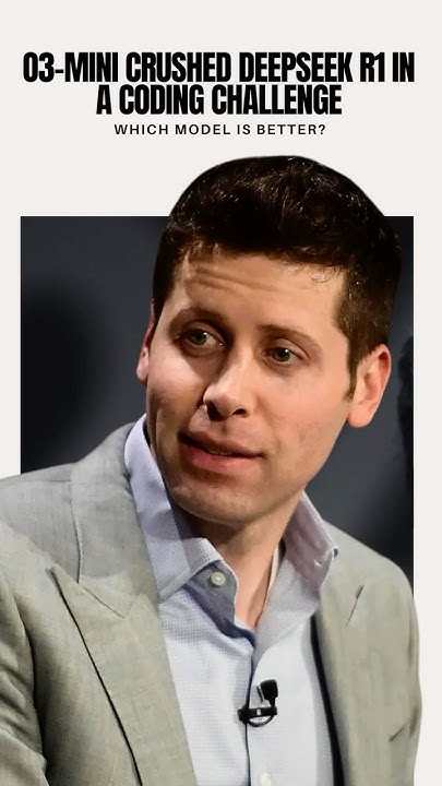 o3-mini Just Crushed DeepSeek R1 in a coding challenge #openai #deepseek #shorts - YouTube