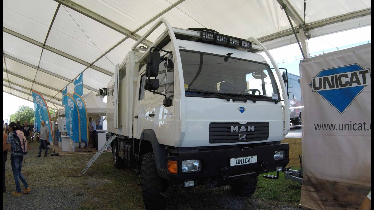 MAN LE 14.280 UNICAT ! CAMPER EXPEDITION VEHICLE ! WHITE COLOUR ...