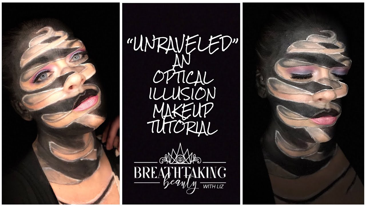 Unraveled. An Optical Illusion Makeup Tutorial - YouTube
