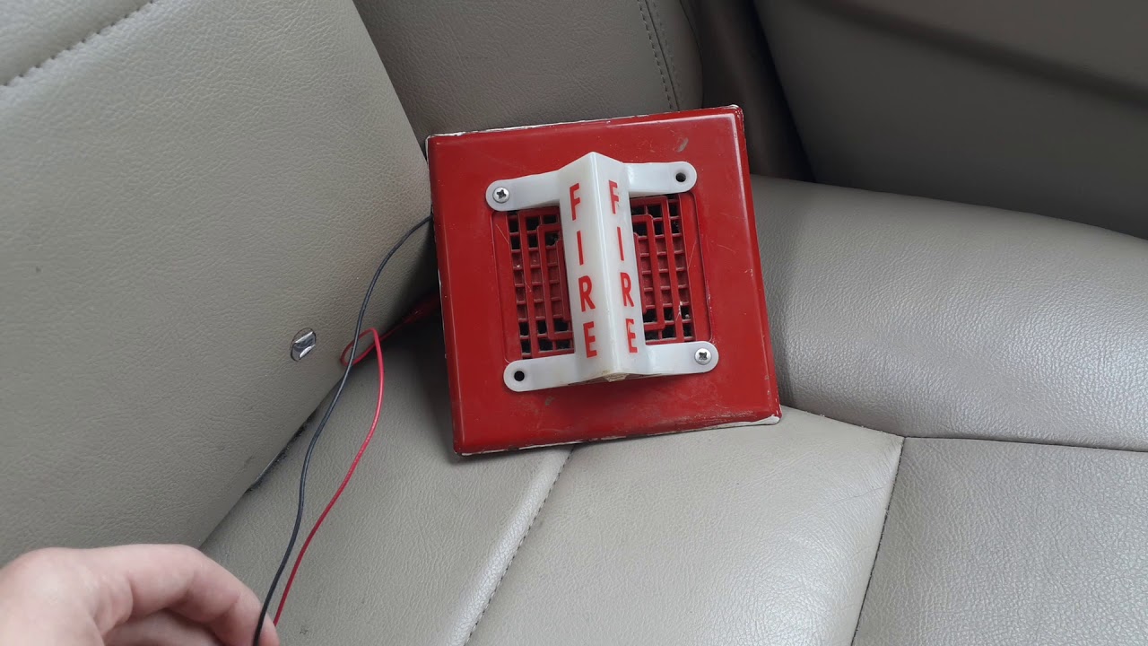 Federal Signal 450D+VALS Fire Alarm Horn Strobe Test - YouTube