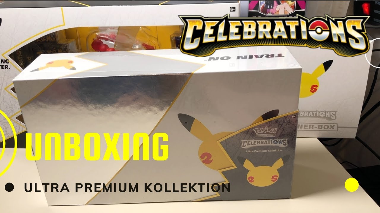 Pokemon Celebrations Ultra Premium Kollektion Box! Aufgemacht! Die ...
