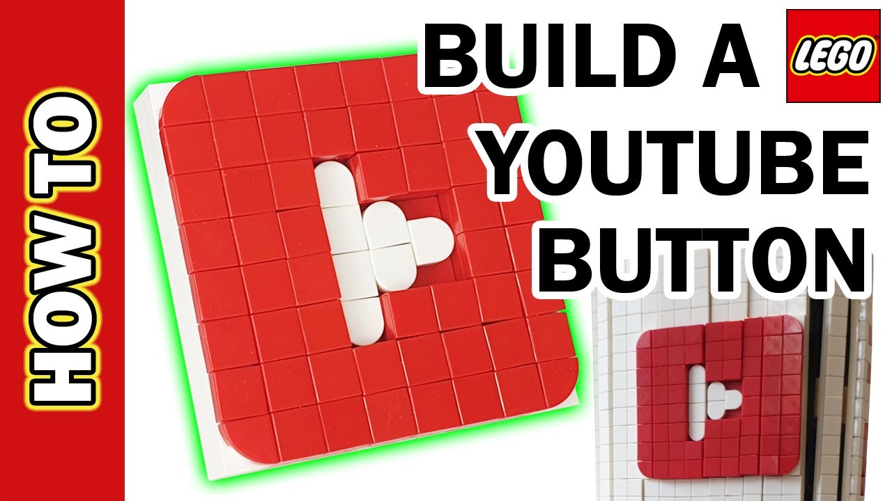 How to Build a LEGO Youtube Button Logo - How hard can it be? Tutorial ...