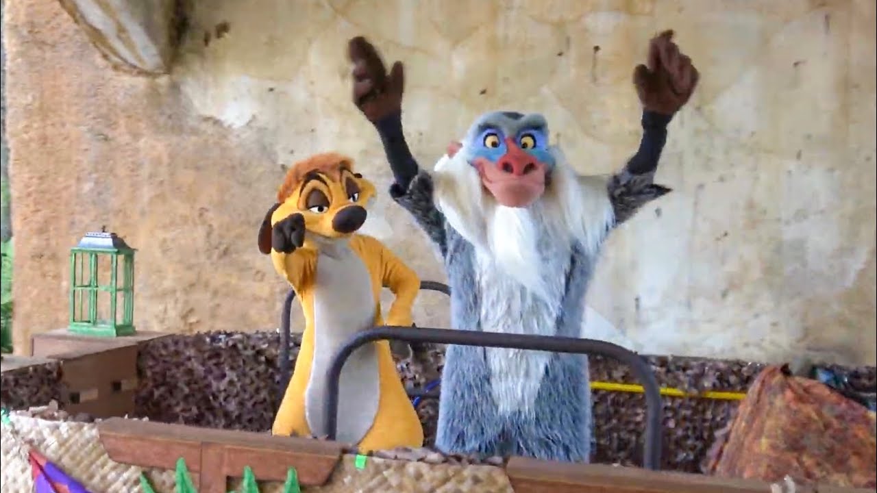 Discovery River Character Cruise Timon & Rafiki - YouTube