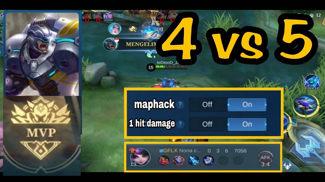 4 VS 5 JOHNSON HACK DAMAGE ON | Build Top Global Johnson ~ Mobile Legends : Bang Bang - YouTube