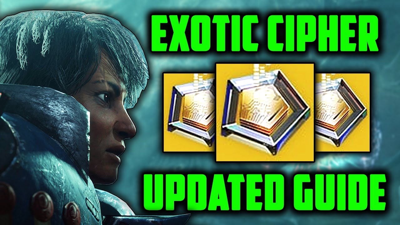 Destiny 2 | How To Get EXOTIC CIPHERS In 2024 And How To Use Them ...