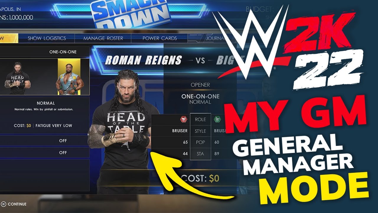 WWE 2K22 - MyGM! GENERAL MANAGER MODE! TODOS OS DETALHES - YouTube