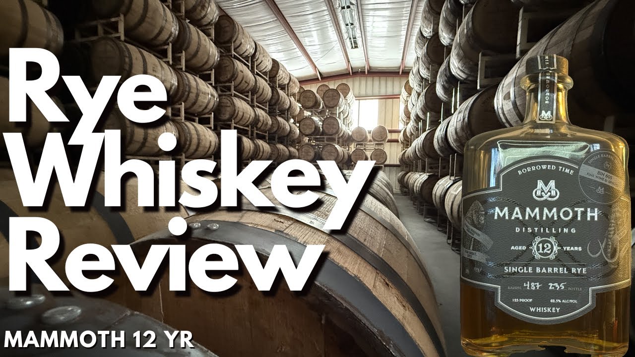 Rye Whiskey Review with Mammoth 12 year and my buddy Eric! - YouTube