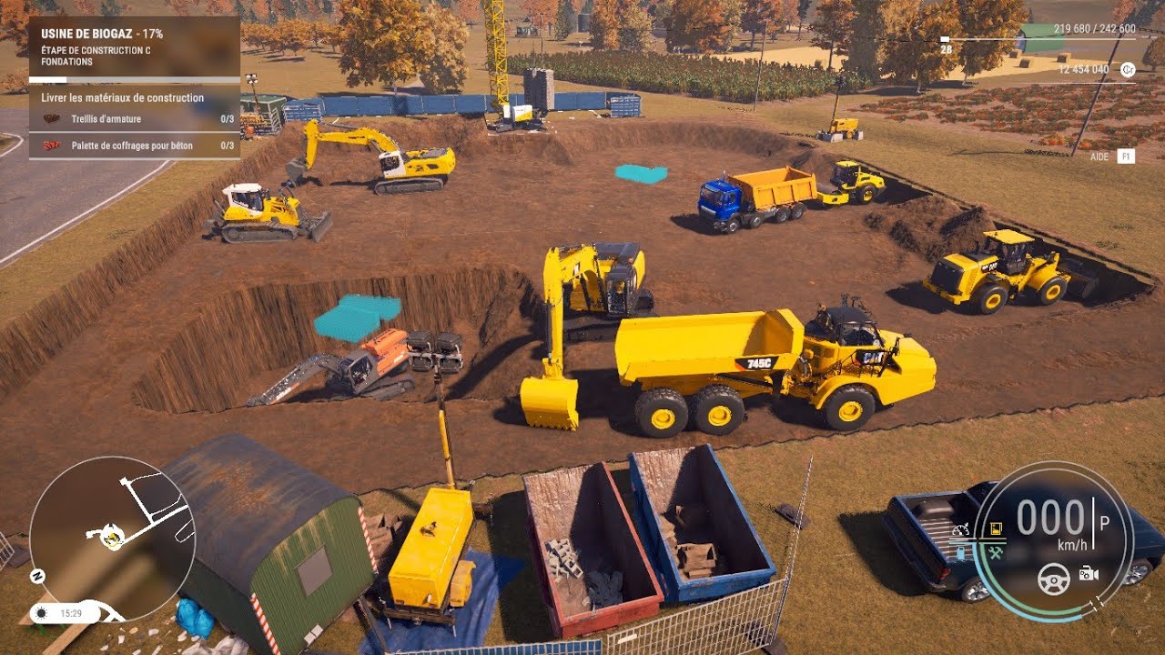 Construction simulator 22 PC - YouTube