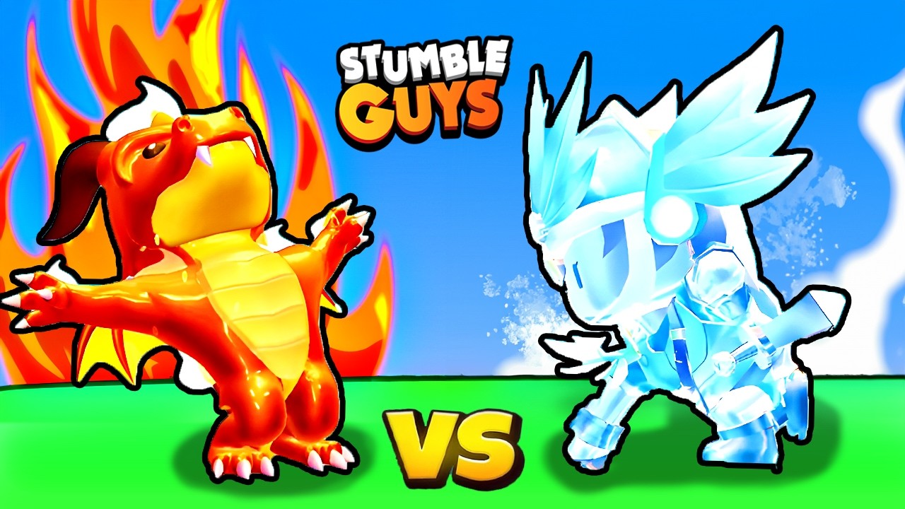 FIRE vs ICE In Stumble Guys! - YouTube
