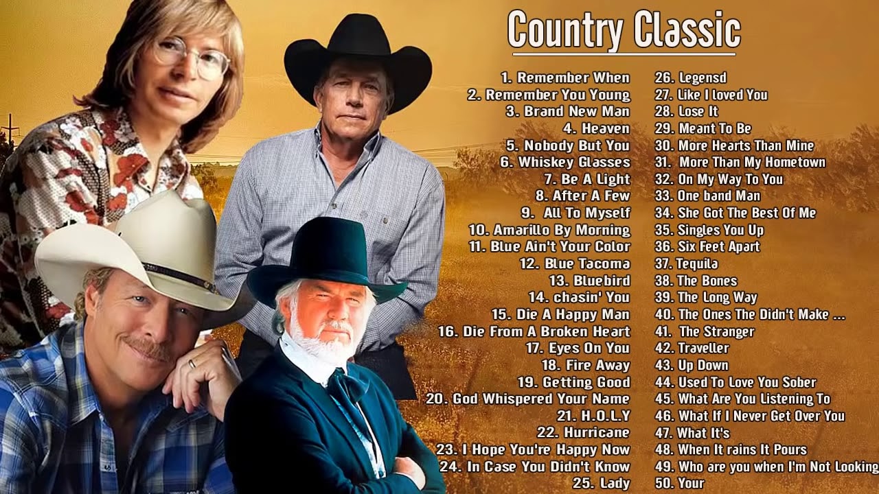 Best Classic Country Songs Of 1980s-Greatest 80s Country Music-80s Best ...
