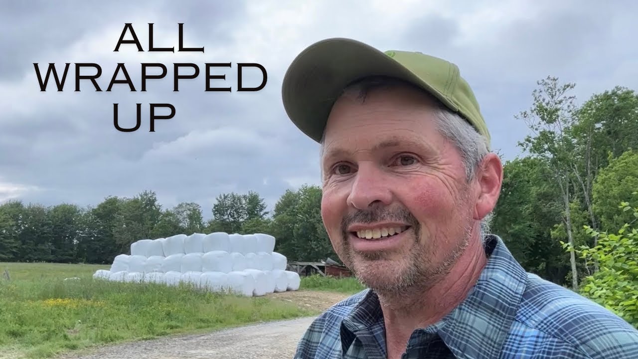 Making hay and stacking it high!! - YouTube