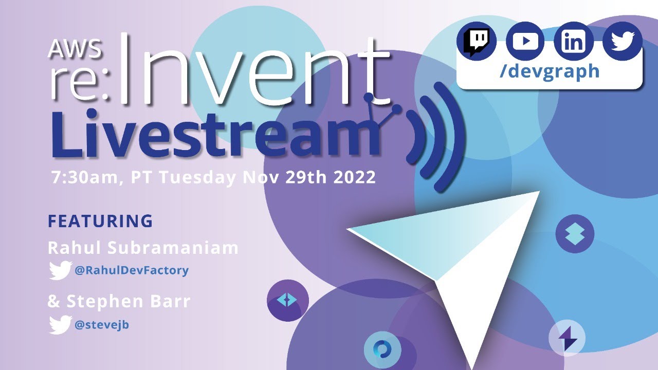 AWS reInvent 2022 - Day 1 Livestream - YouTube