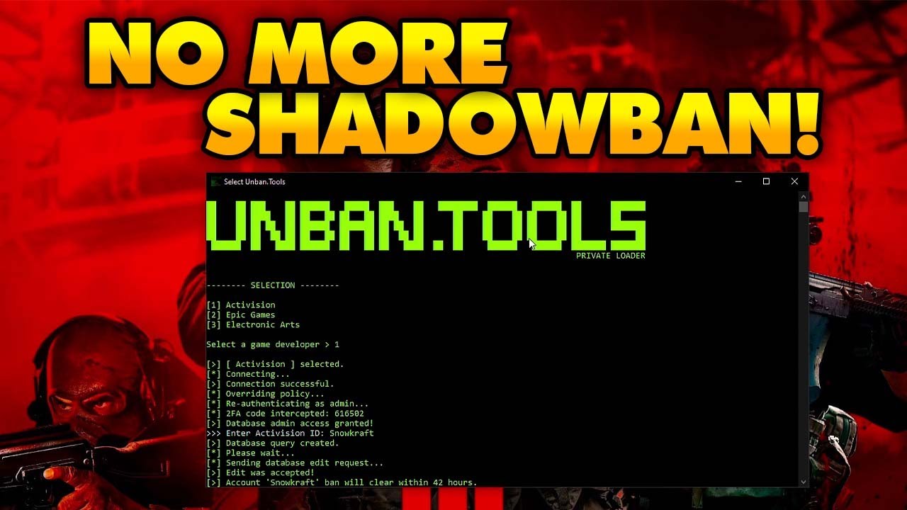 Activision Shadowban Loop FIX New Method! 2024 - YouTube