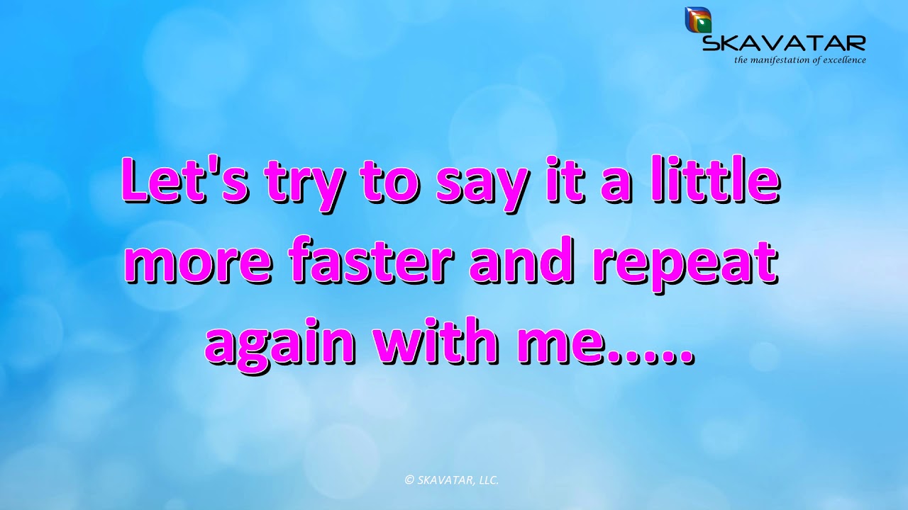 Tongue Twister: How can a clam cram? | 92% FAIL Trying - YouTube