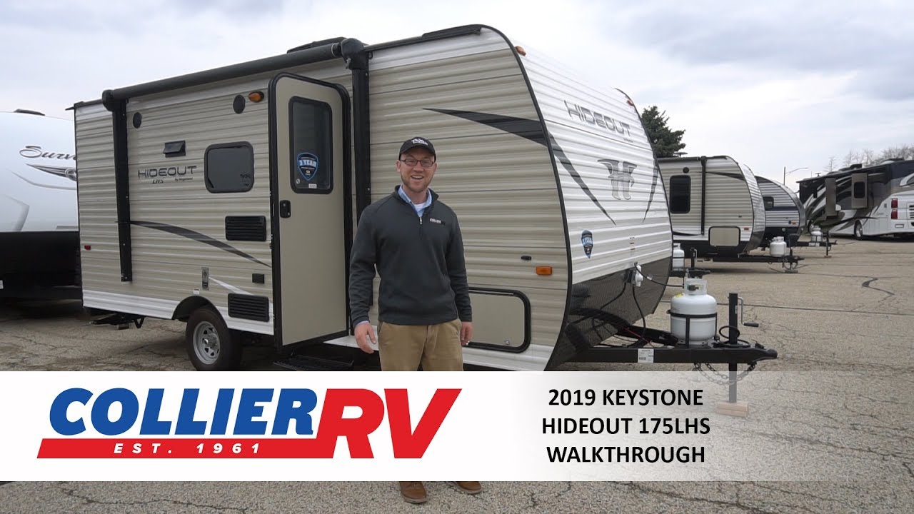 SOLD 2019 Keystone Hideout 175LHS Walkthrough - YouTube