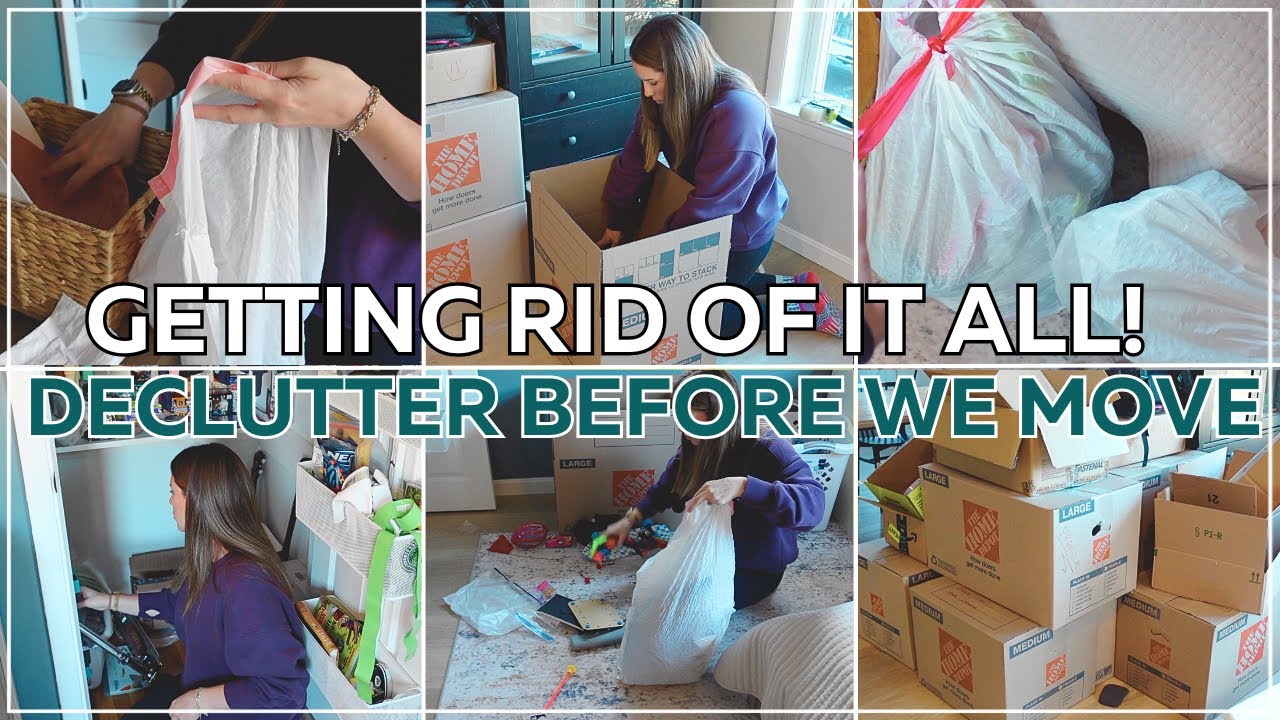 The Countdown Begins 😳 Decluttering & Packing up our house / getting ...