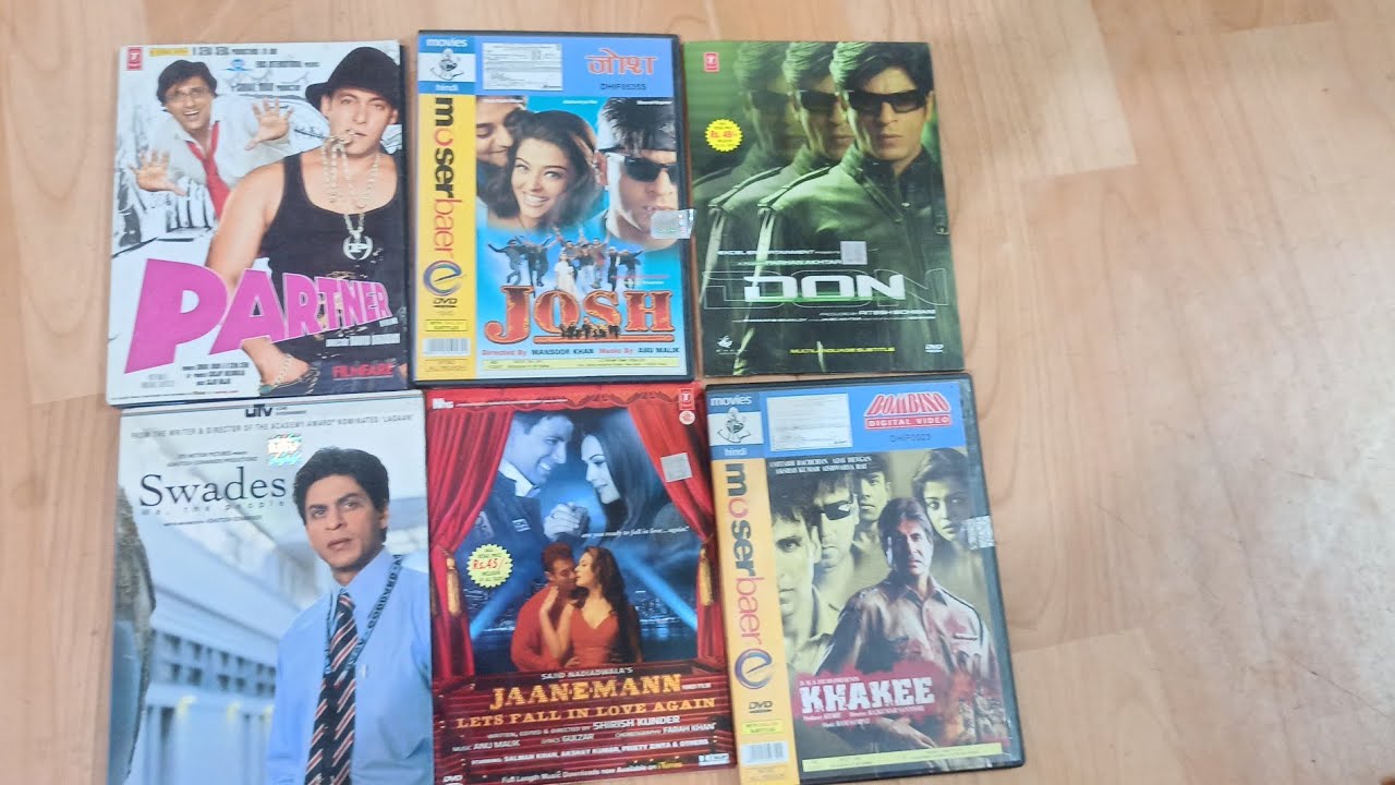 Orginal DVD Collections of Bollywood movies - YouTube