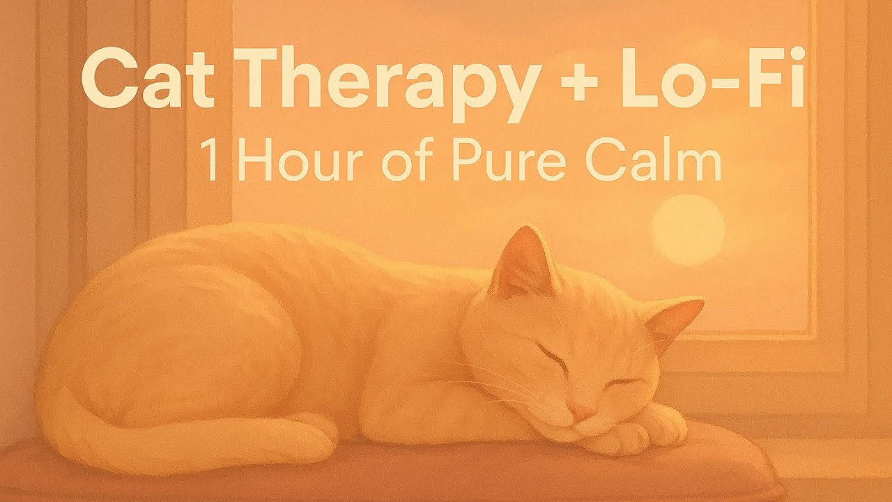 1 Hour of Cat Therapy | Lo-Fi Music to Relax With Cats 🐾😴 - YouTube