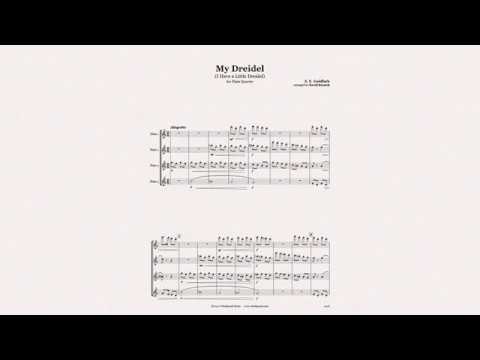 Dreidel Song Flute Quartet Hanukkah Sheet Music - YouTube