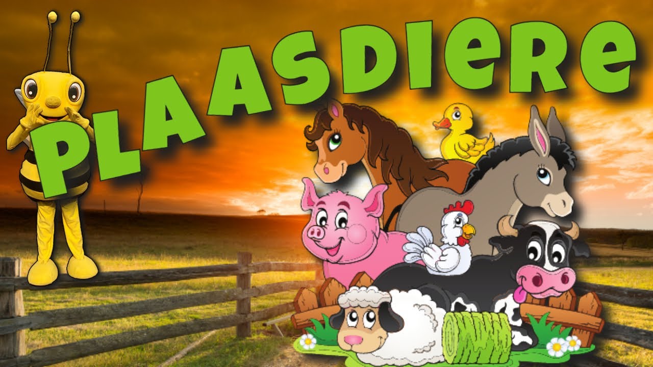 Plaasdiere Afrikaanse Kinderliedjie | Bee-Bee-die-By Afrikaanse ...