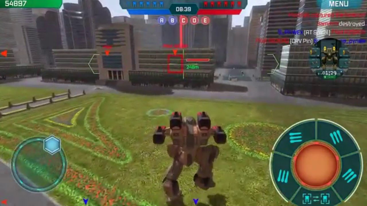 Walking War Robots [WWR] - Bronze Level Gameplay | Rocks_1 HD - YouTube