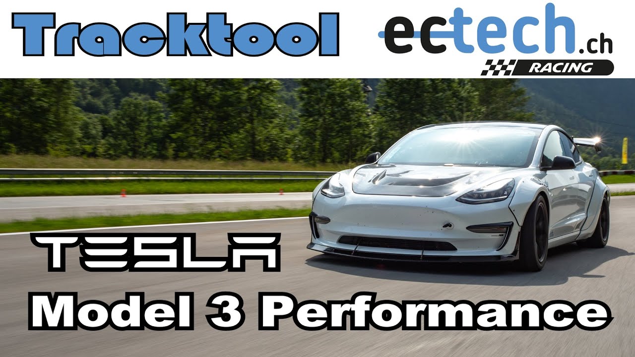Tracktool TESLA Model 3 Performance - ectech.ch RACING - YouTube