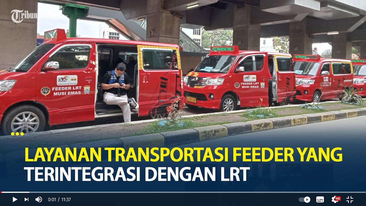 Layanan Transportasi Feeder yang Terintegrasi dengan LRT - YouTube