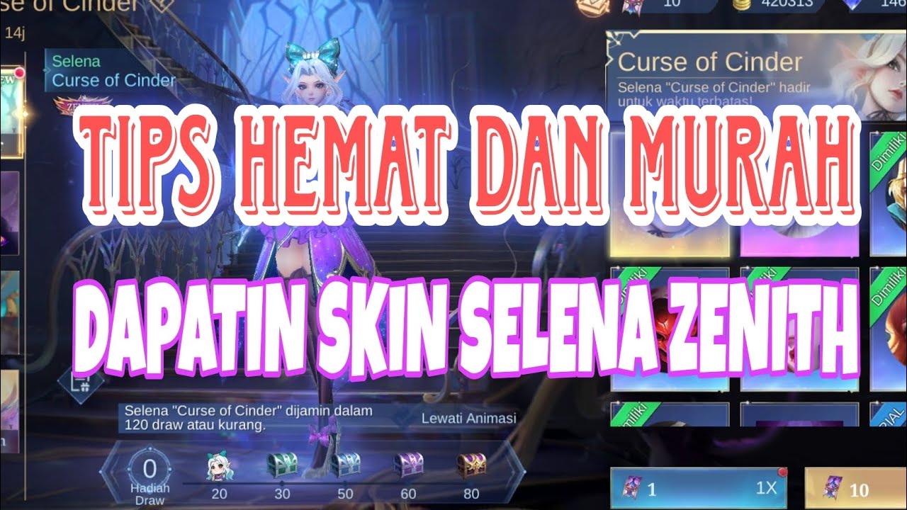 TIPS HEMAT DAN MURAH DAPATIN SKIN SELENA ZENITH - YouTube