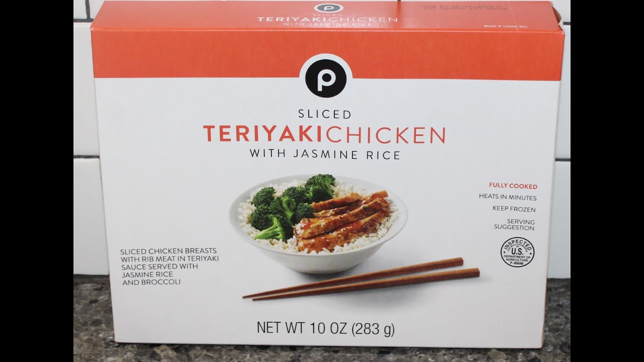 Publix Sliced Teriyaki Chicken with Jasmine Rice Review - YouTube