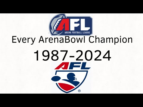 Every ArenaBowl (AFL) Champion - YouTube