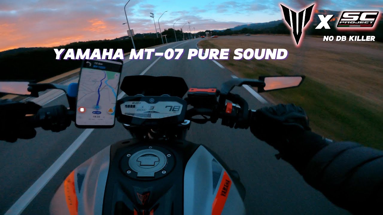 AMAZING VIEWS & NO DBKILLER = BEST COMBO! - YAMAHA MT07 PURE SOUND ...