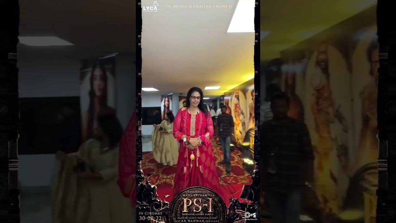 Brindha Master | PS1 Music & Trailer Launch Event | Lyca Productions # ...