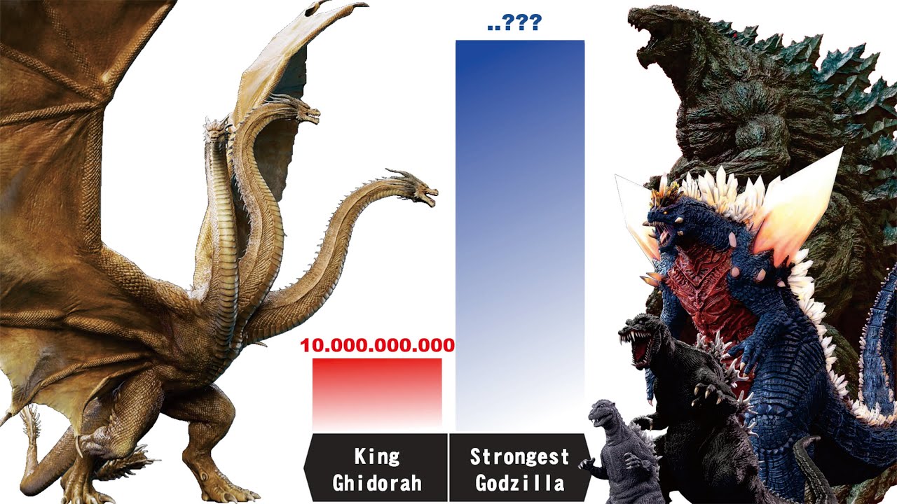 Can GHIDORAH Defeat All Strongest Godzilla? - Ghidorah vs Godzilla ...