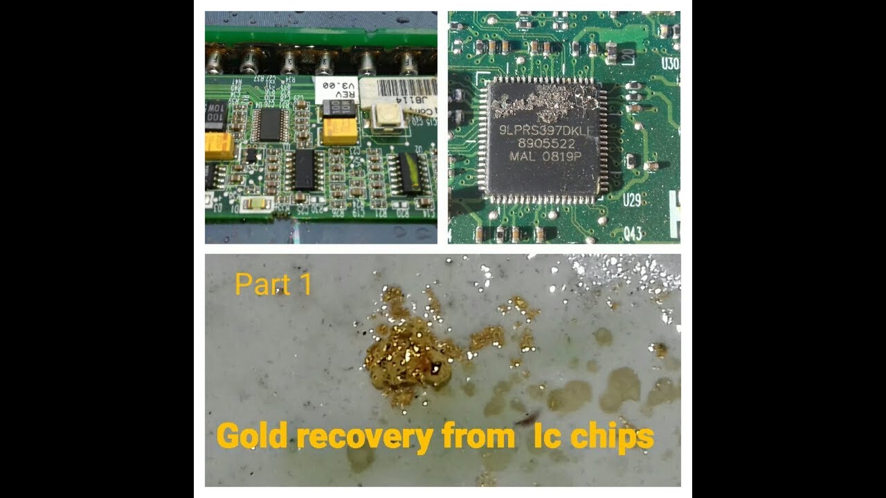 Gold recovery /how to recover gold part 1of 2 - YouTube