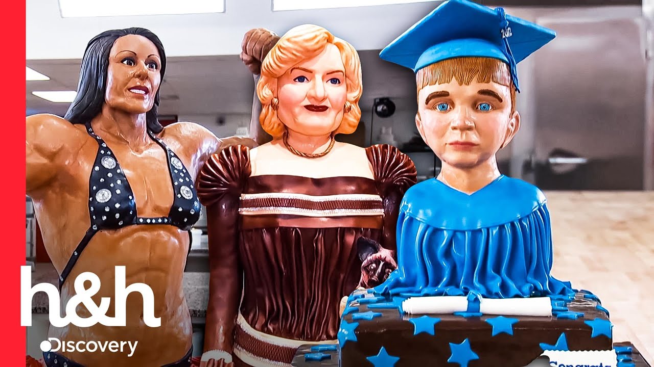 Tres esculturas humanas de pastel hechas por Ralph | Cake Boss ...