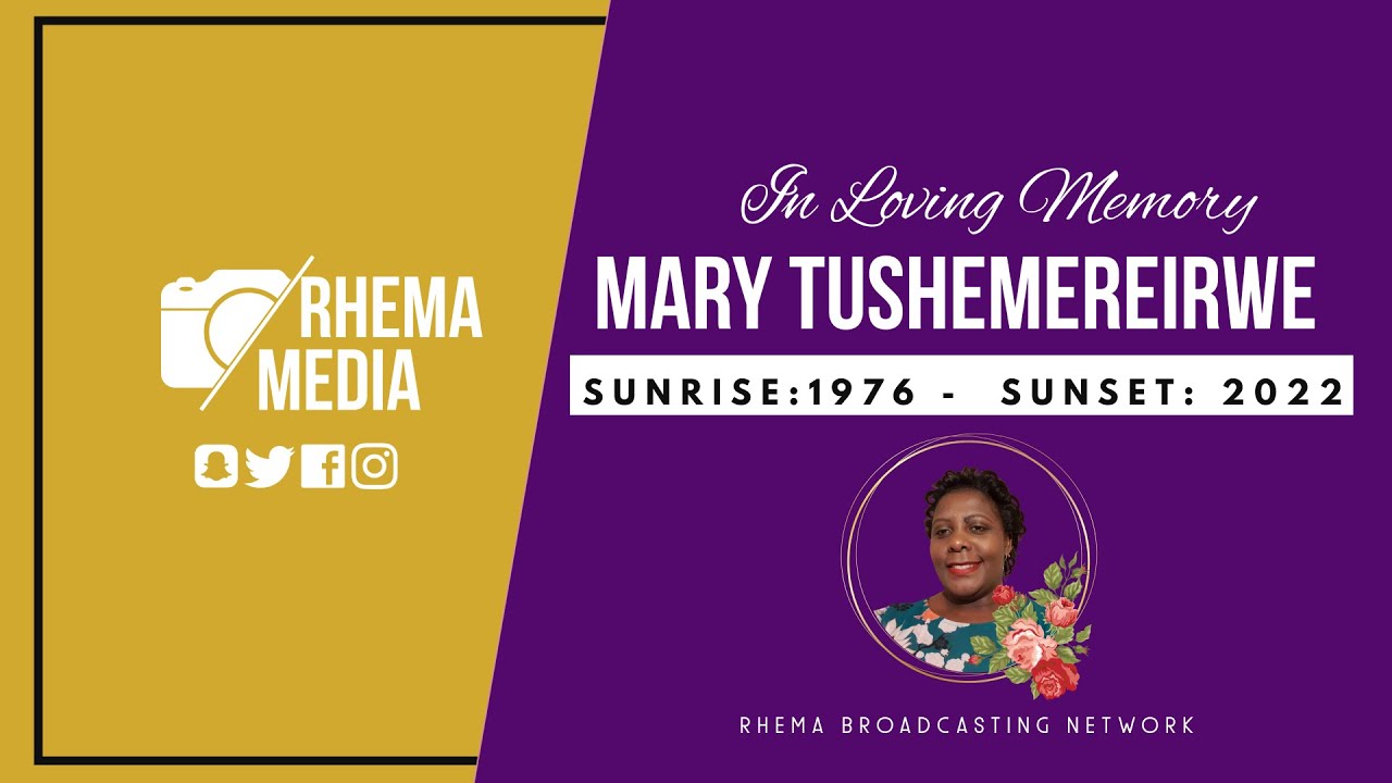 MARY TUSHEMEREIRWE'S FUNERAL SERVICE: ST JOHN'S CHURCH CRAWLEY UK - YouTube