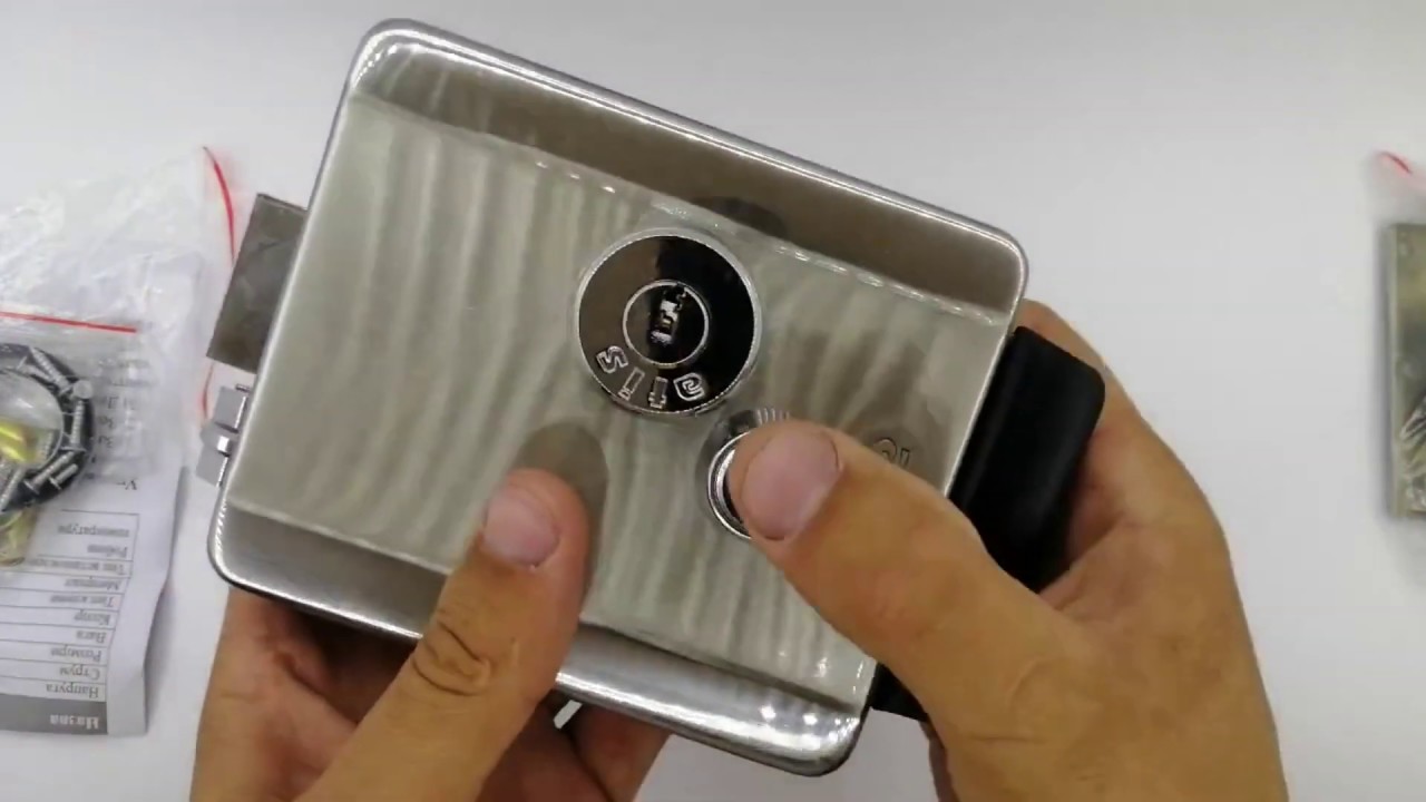 Atis Lock SS CK накладной замок на калитку из нержавейки - YouTube