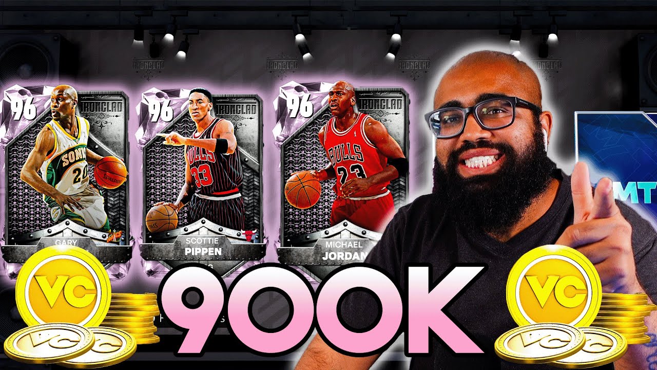 Opening 900K VC of Ironclad Packs in NBA 2K25 MyTeam for the GOAT ...