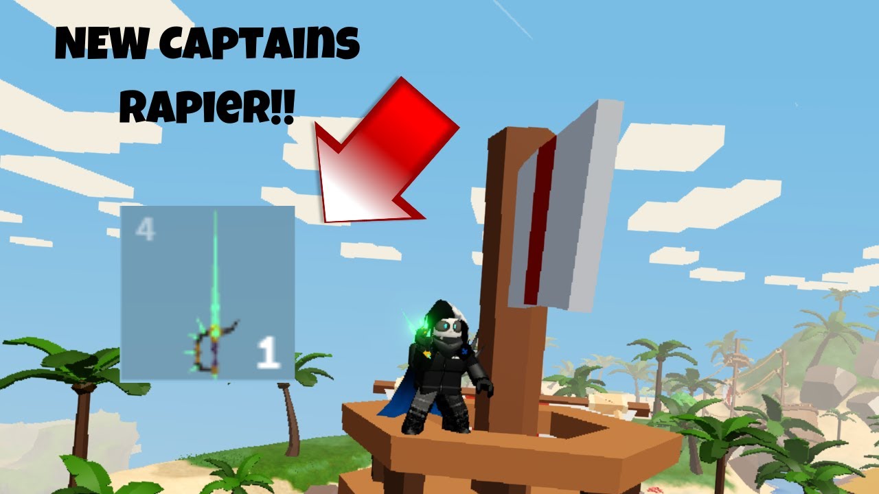NEW Captains Rapier | Roblox Islands - YouTube