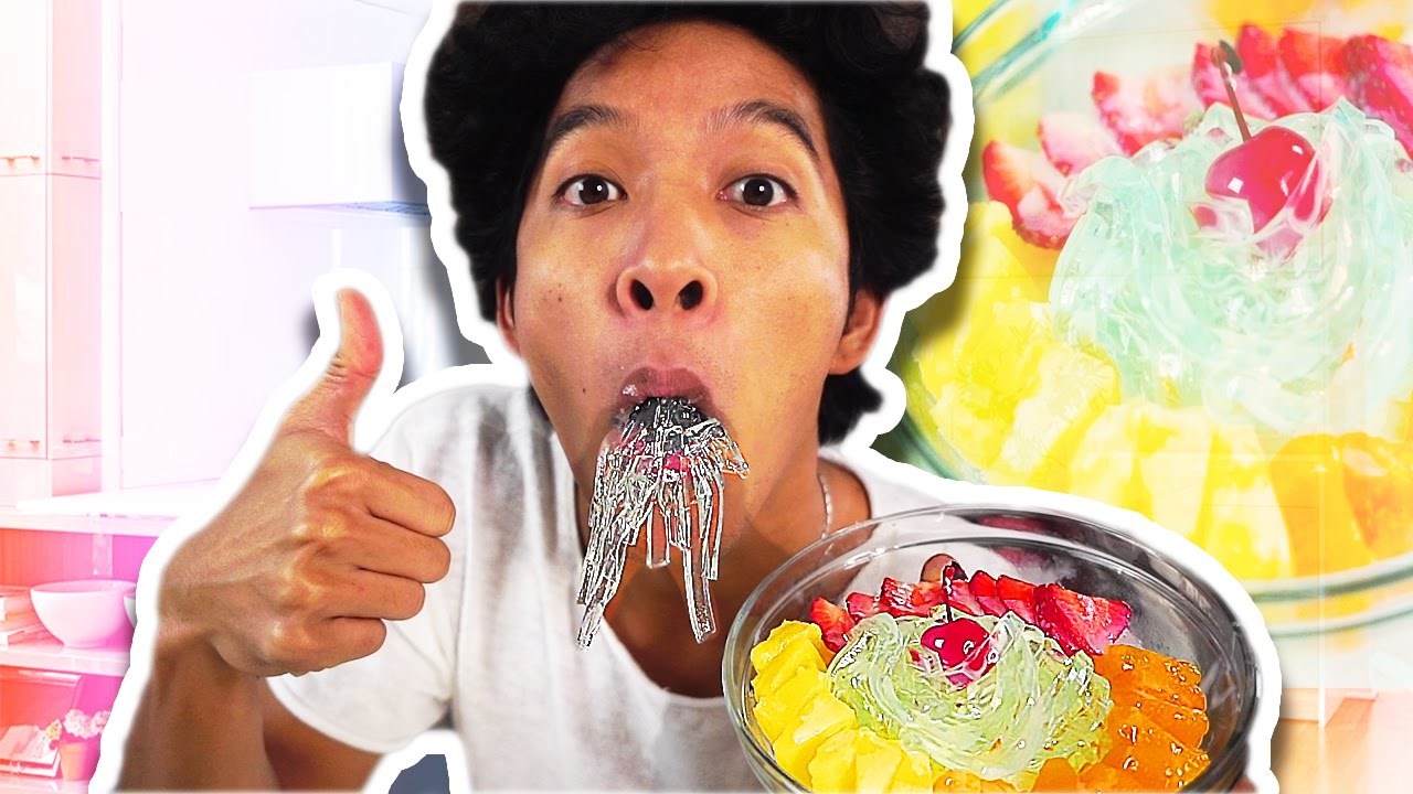 DIY JELLO RAMEN DESSERT!!! - YouTube