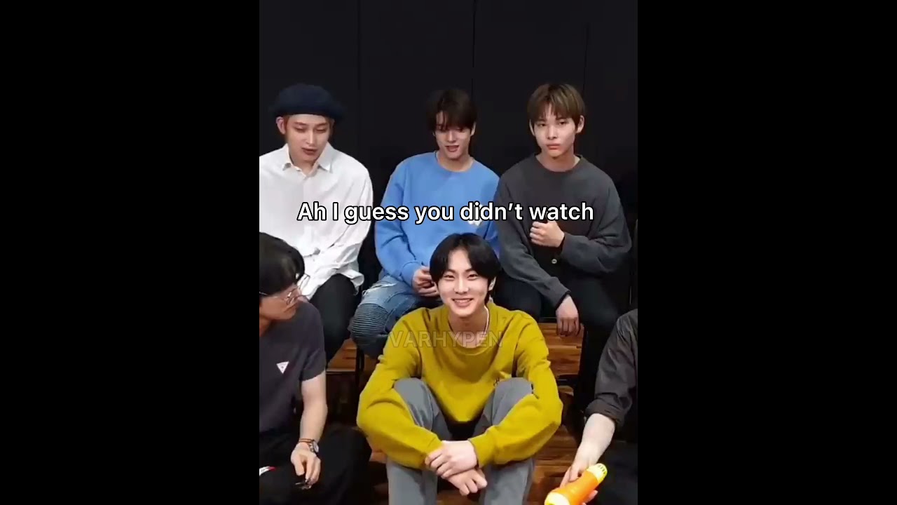 Jungwon: Don’t mention INJANG… Sunoo: HE DIED!? 🤣 ENHYPEN - YouTube