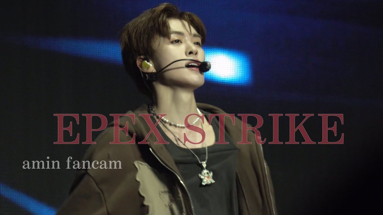 [4K]240727 28 이펙스 팬콘 EPEX STRIKE amin fancam focus 2nd FANCON-YOUTH DAYS - YouTube