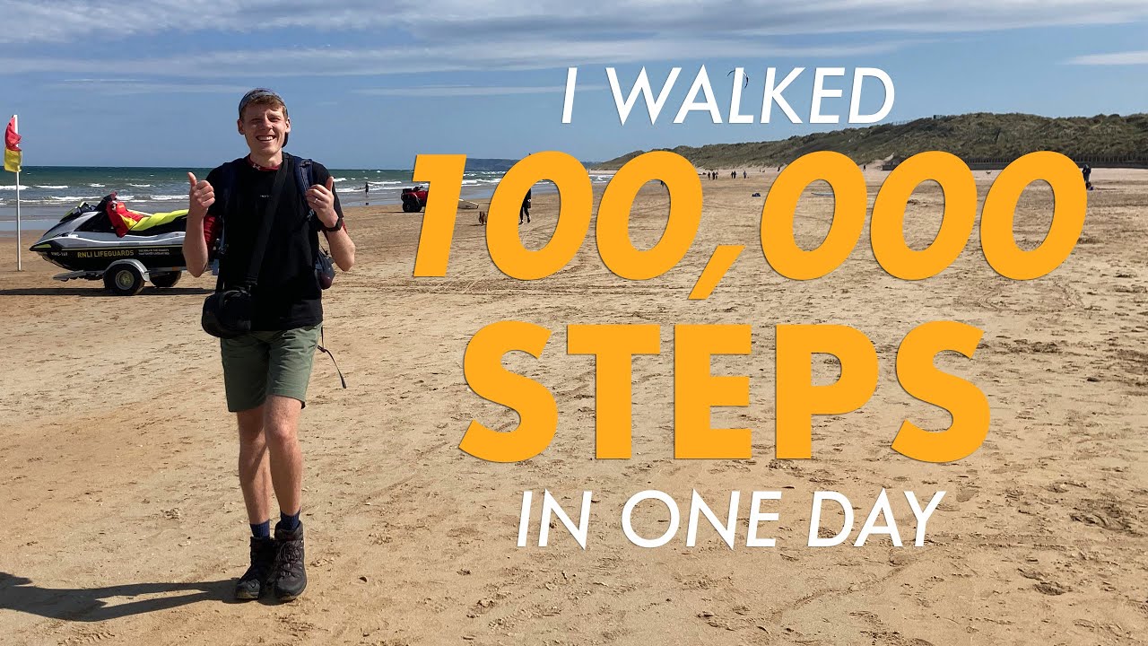 I Walked 100,000 Steps in a Day - YouTube