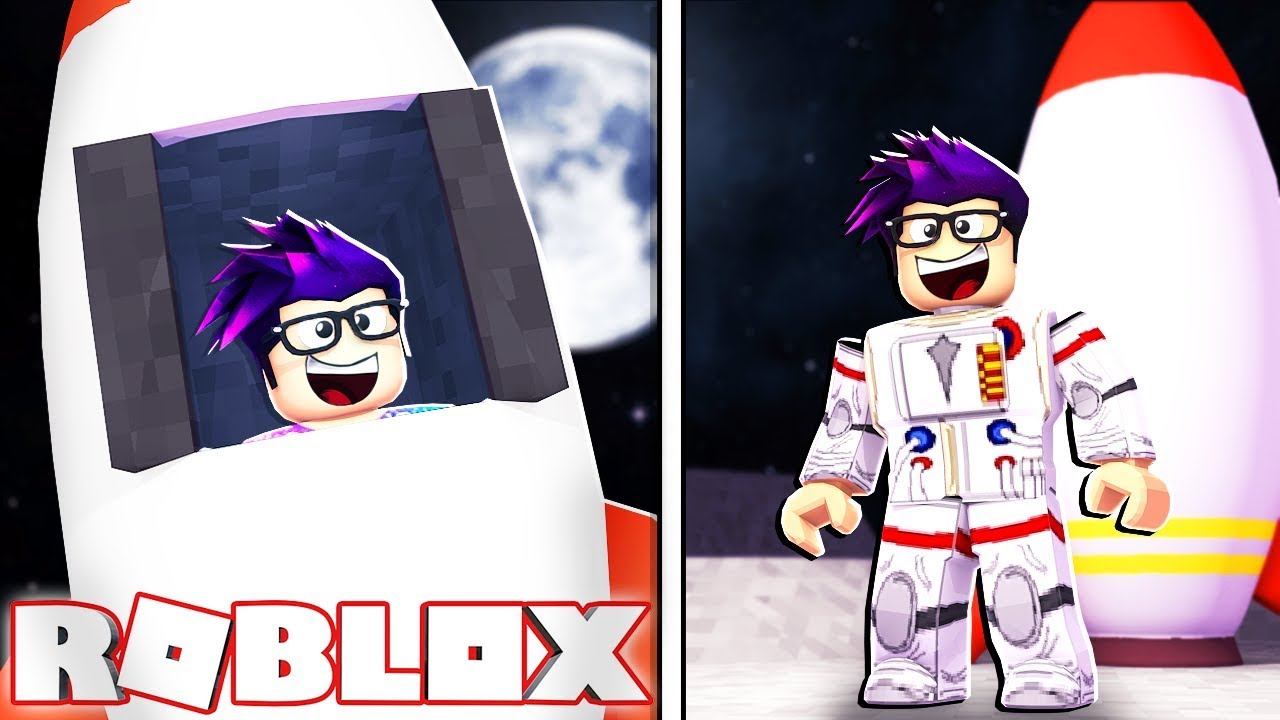 TRAVELING TO THE MOON IN ROBLOX!! - YouTube