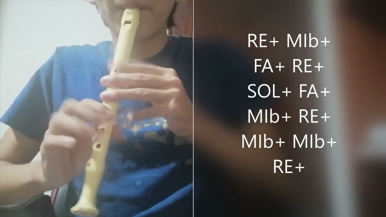 TUTORIAL Flauta Dulce - BAD PIGGIES THEME - YouTube