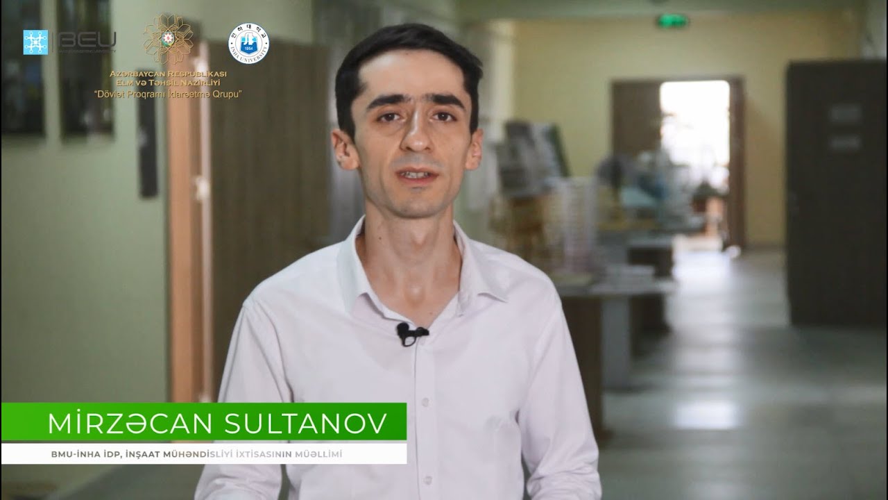 BMU İNHA İDP-nin müəllimi Mirzəcan Sultanov - YouTube