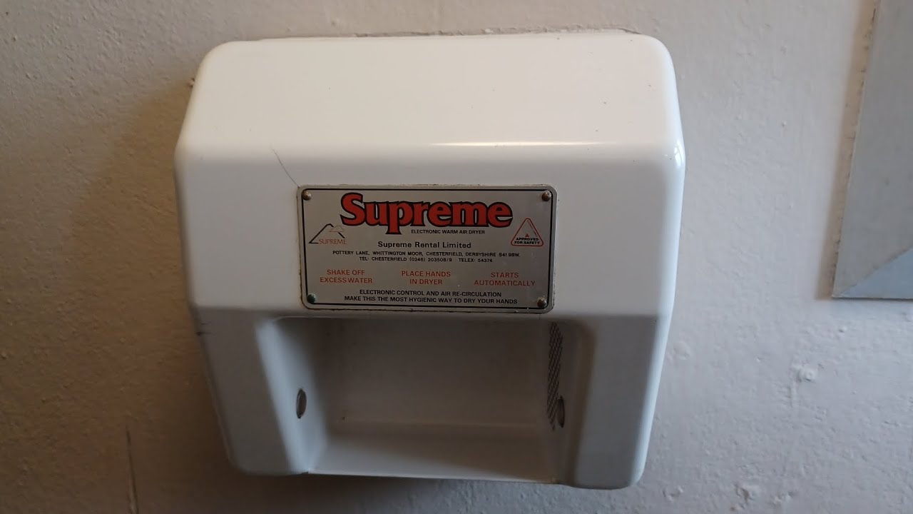 Rare Supreme hand dryer, The forest home pub 🚹, Hardley, Hampshire ...