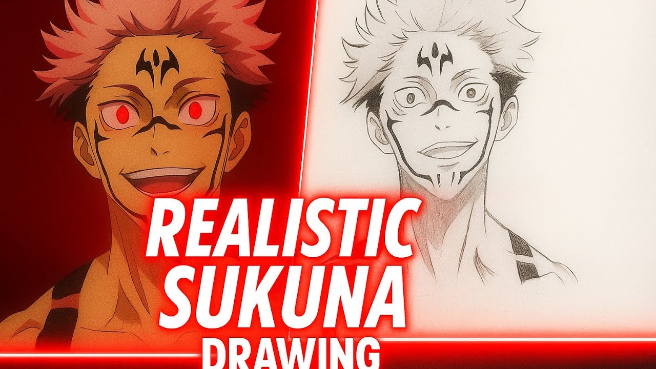 Realistic Sukuna Drawing | Jujutsu Kaisen Sketch |Pencil sketch | Epic ...